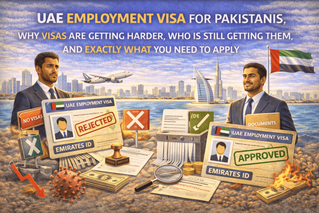 UAE Employment Visa for Pakistanis 2026: Rules, Requirements & Who ...